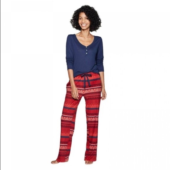 stars above | Intimates & Sleepwear | Stars Above Fairisle Henley Sleep ...